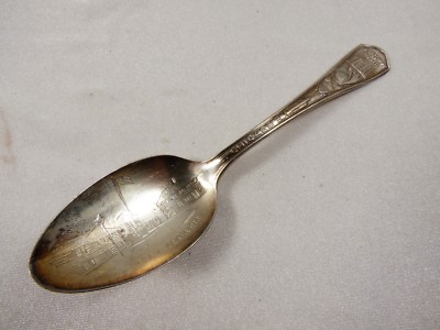 VTG 1933 Oneida Community Par Plate Silver plate Chicago Souvenir Spoon ...