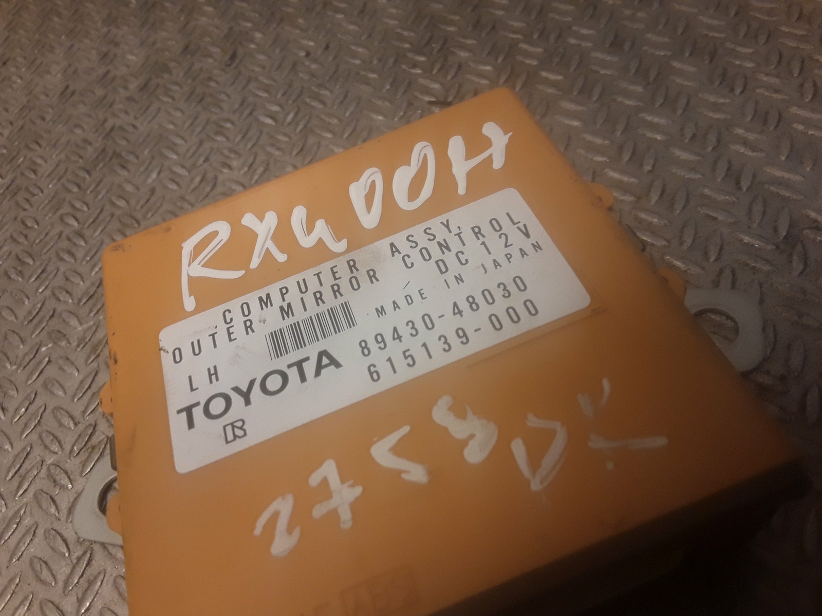 LEXUS MIRROR CONTROL ECU RX 400 H MK2 MIRRORS MODULE UNIT OEM USED ...