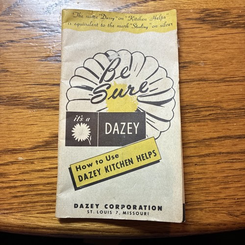 Vtg Dazey Kitchen Helps Catalog Printed USA 2-1951 | eBay