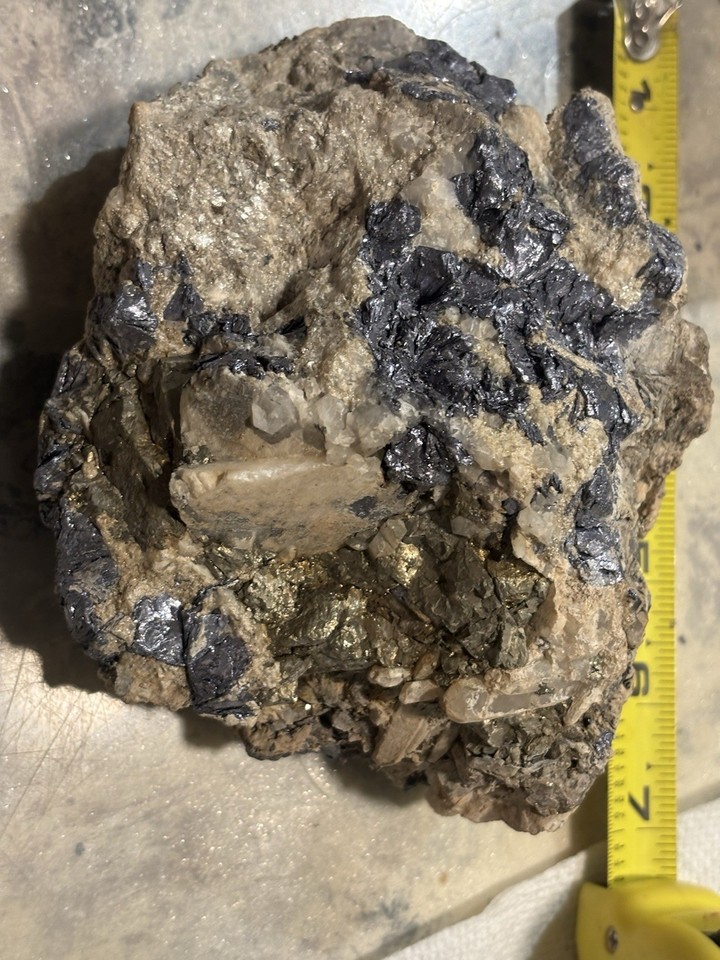 Arizona Gold Ore Museum Specimen Molybdenite And Calaverite Telluride ...