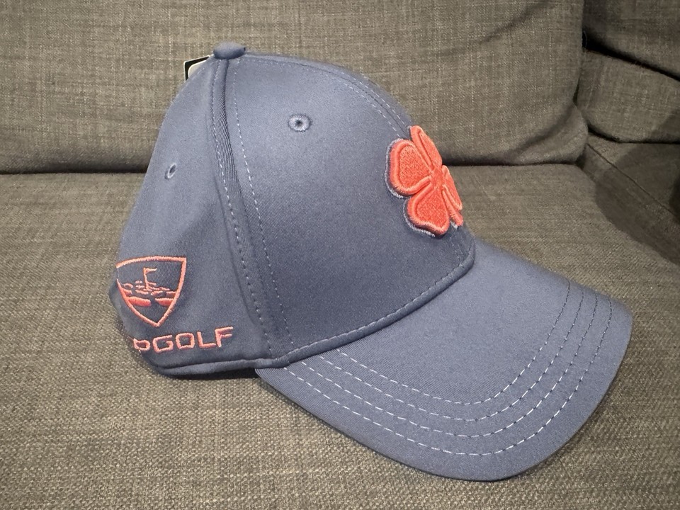Black Clover Hat Cap Size L/XL Flex Stretch Fitted Pink/Navy Top Golf ...