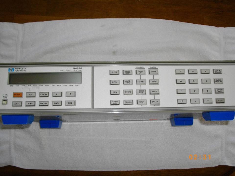 Hewlett Packard Switch/Control Unit 3488A Used CARDS ARE INCLUDED! | eBay