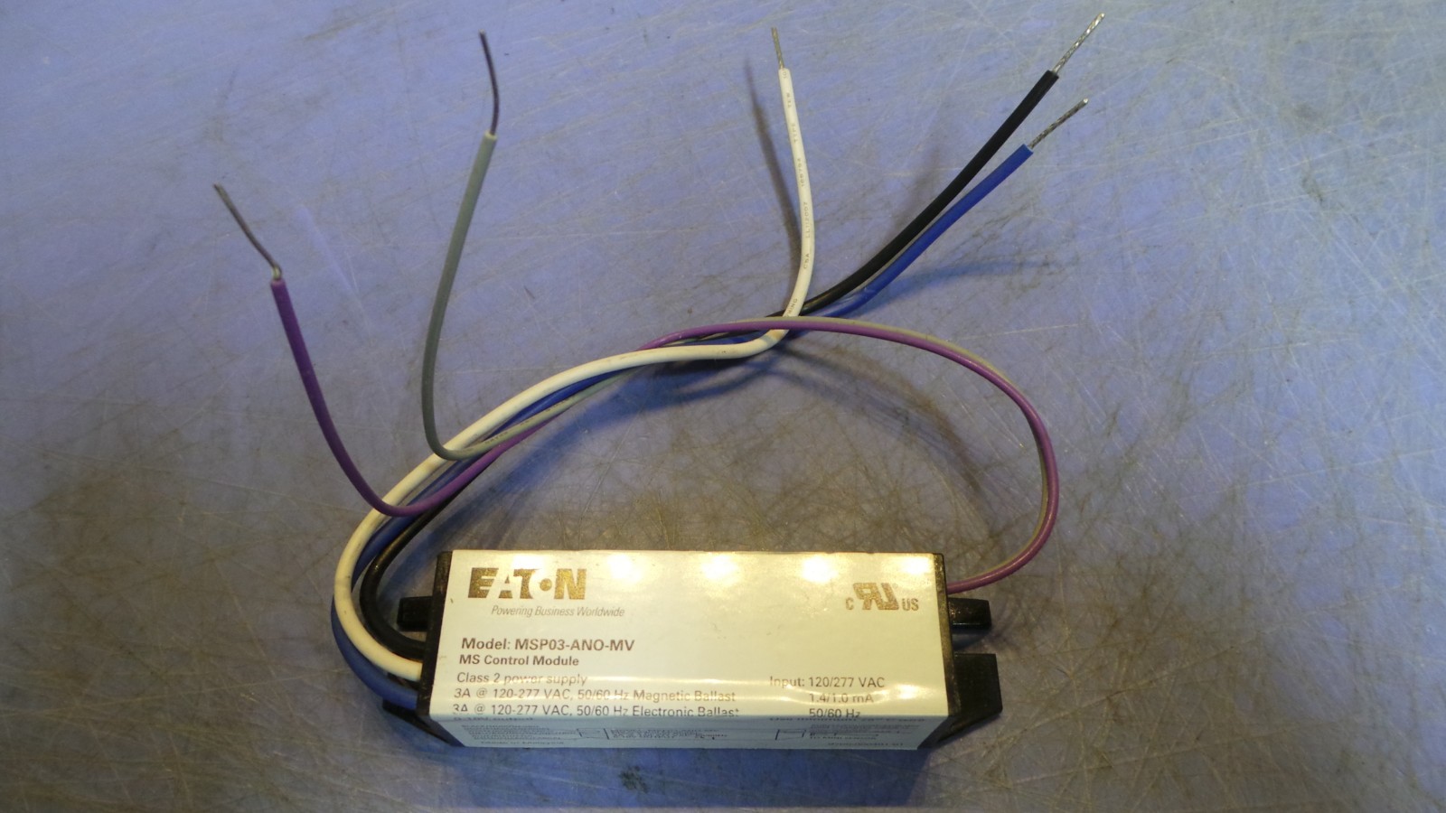 1 – EATON / COOPER MSP03-ANO-MV Control Module, input 120/277 VAC. NEW ...