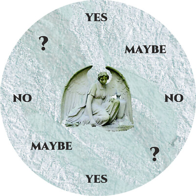 5" Angel Board - Pendulum Dowsing Divination Board - "Angel Silver" | eBay