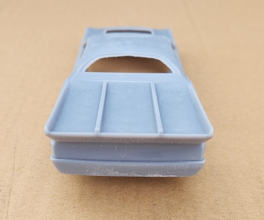 ABS-LIKE RESIN 3D PRINTED 1/25 1969 CHEVY NOVA PRO MOD BODY WITH AERO ...