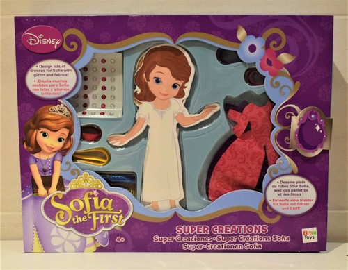 Sofia The First Super Créations Set Design Robes Avec Paillette & Tissu Âge 4+ | eBay