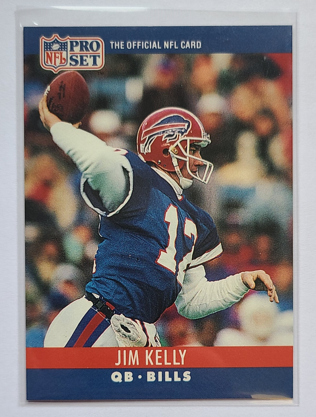 1990 Pro Set Football #40 Jim Kelly Football Card | eBay