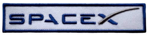 SpaceX Logo Patch Iron/Sew-on Dragon Space X Mission Crew DM-2 ...