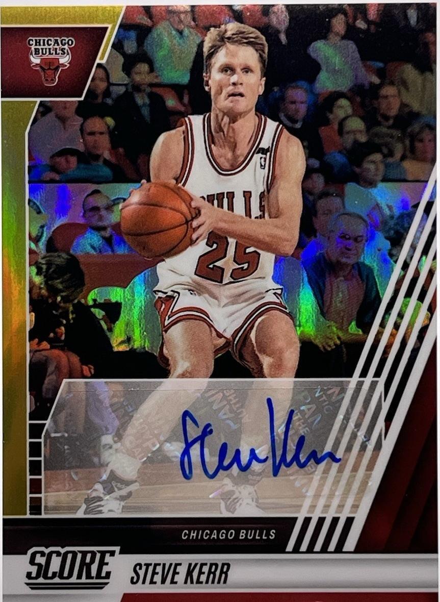 2022-23 Panini Chronicles - Score Premium Signatures Steve Kerr #SPS ...