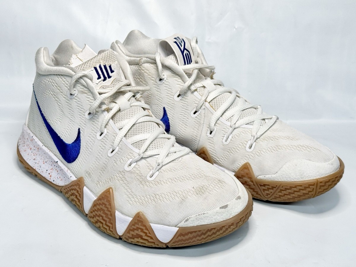 Nike Kyrie 4 Uncle Drew White Deep Royal 943806-100 Shoes Nike Kyrie 4 Uncle Drew White Deep Royal 943806-100 Shoes