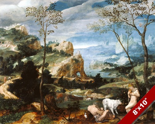 MERCURY & ARGUS GREEK GODS FANTASY MYTH MYTHOLOGY ART PAINTING REAL ...