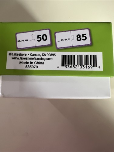 Lakeshore Learning Number Patterns Match-Ups | eBay