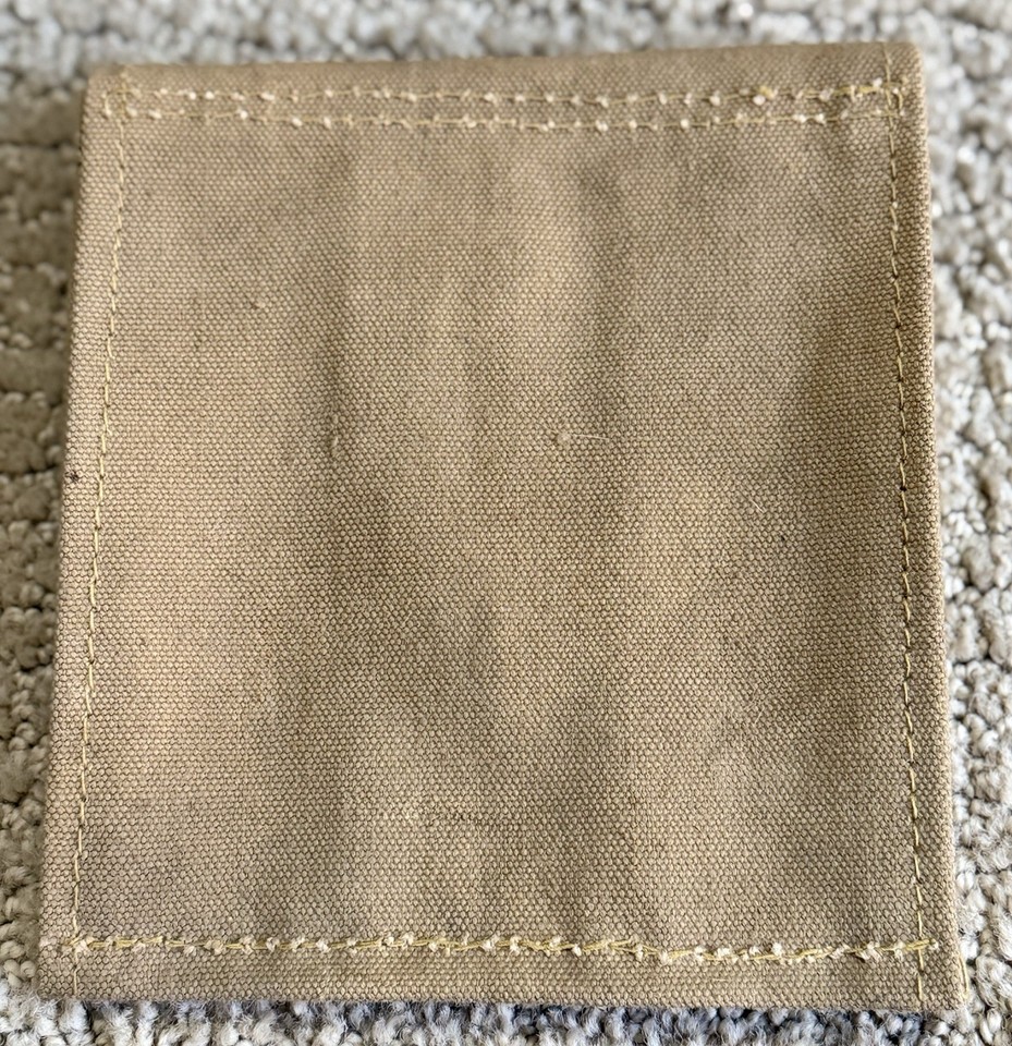 WWII USMC Tan Canvas Rigger Made Australian Style M1 Carbine Triple Mag ...