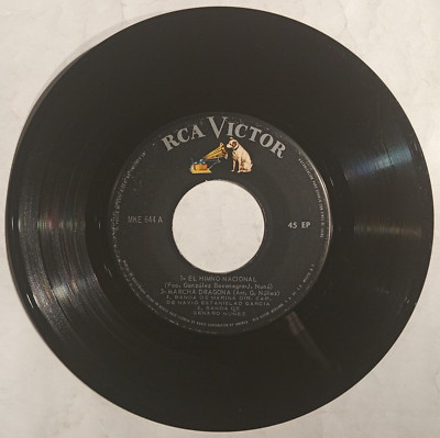 BANDA DE MARINA DIR. CAP. DE NAVIO -EL HIMNO NACIONAL- MEXICAN 7" EP ...