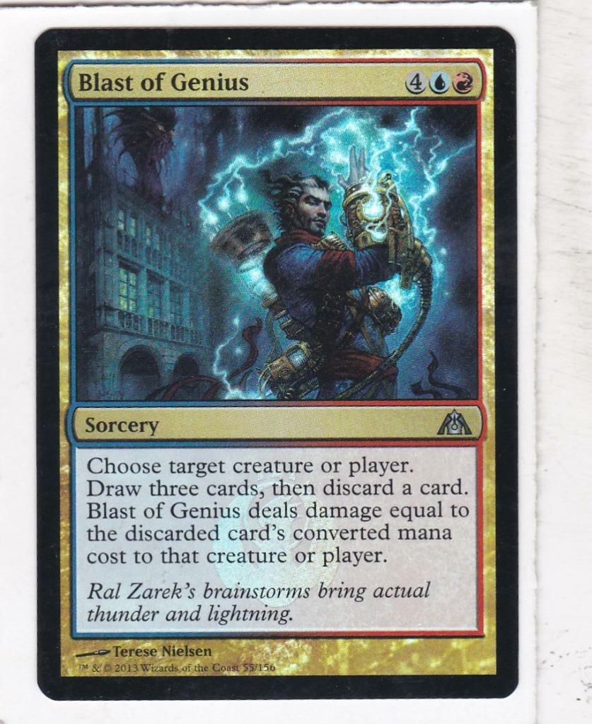 MTG: Dragons Maze: Foil: Blast of Genius | eBay
