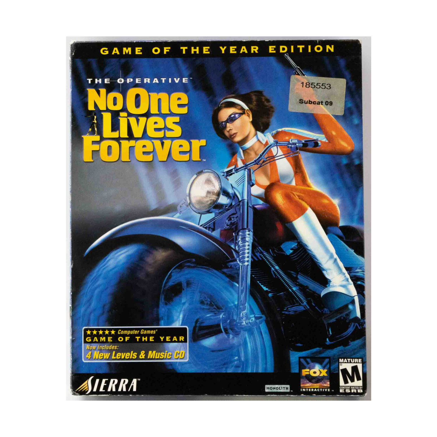 Sierra Computer Game No One Lives Forever - Game of the Year Ed VG+ ...