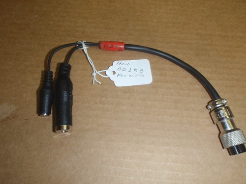 HEIL Sound AD-1-K8 Headset Adapter Cable for Kenwood | eBay