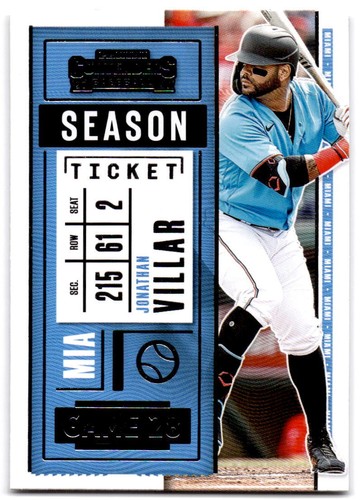 2020 Panini Contenders #21 Jonathan Villar | eBay