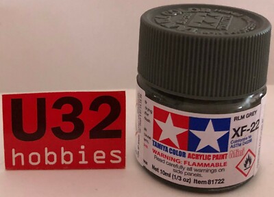 TAMIYA 81722 XF-22 PINTURA ACRILICA GRIS RLM MATE PARA MODELISMO 10Ml ...