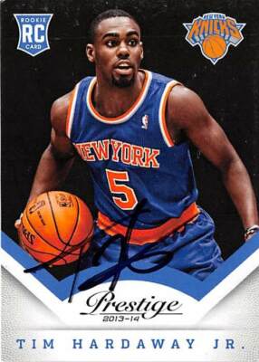 Tim Hardaway Jr. autographed Basketball Card 2013 Panini Prestige ...