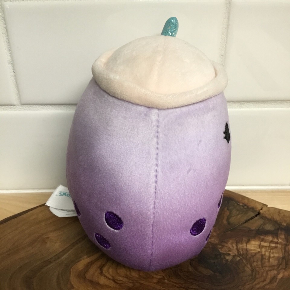 Squishmallow Poplina the Purple Boba Tea Plush 5 inch Stuffed Animal ...