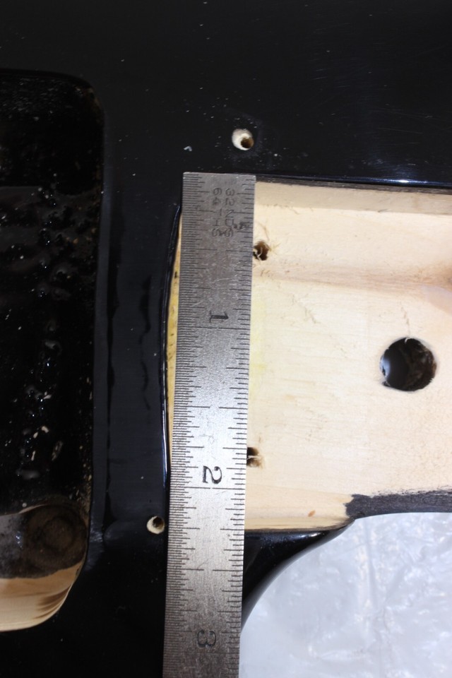 FIRST ACT ME305 ELECTRIC GUITAR BLACK BODY w/ STRAP BUTTONS REPLACEMENT ...