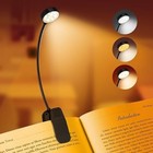 KTEBO [Upgraded] Rechargeable Book Reading Light Lamp, LED Book Light ...