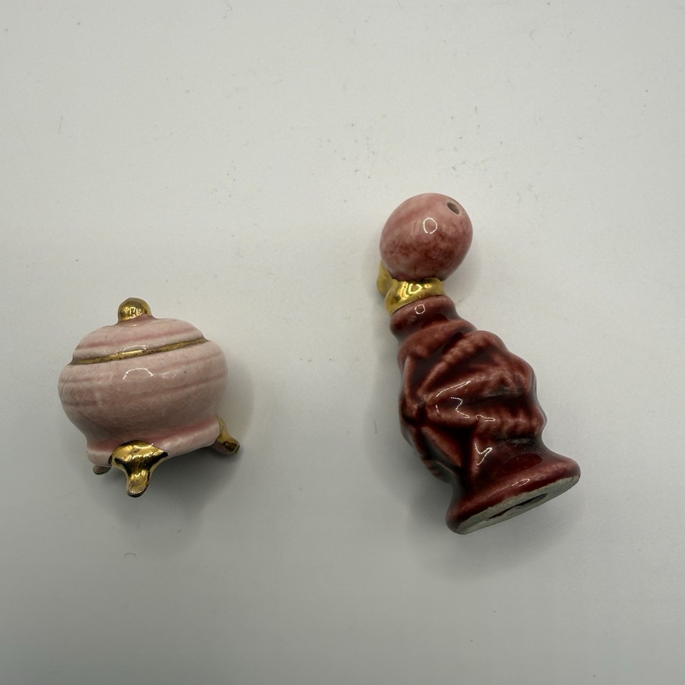 Vintage Arcadia Miniature Salt and Pepper Shakers Perfume Bottle and ...