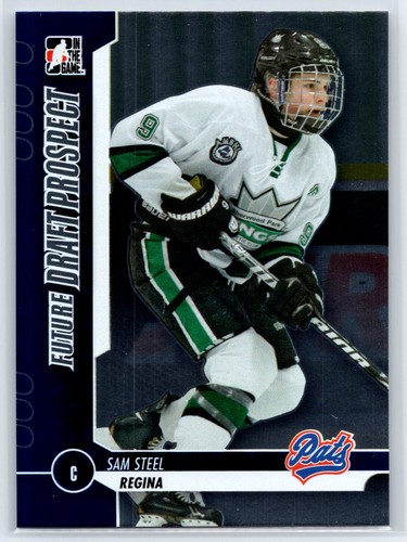 2012-13 In The Game Draft Prospects Sam Steel Rookie Regina Pats RC #89 ...