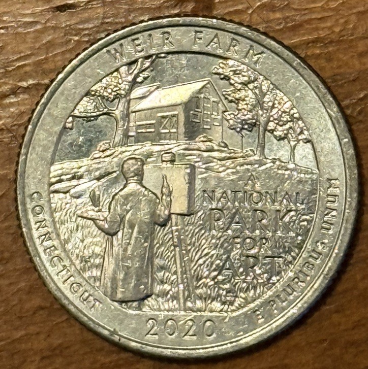 2020 W Quarter Weir Farm V75 Privy Circulated Condition | eBay