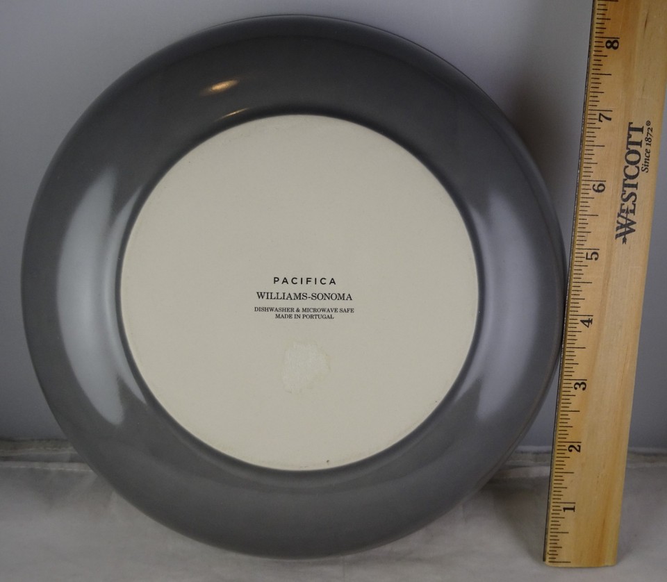 9 Williams Sonoma Pacifica Grey 8.75" Pasta Bowls - Excellent Condition ...
