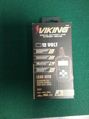 Viking Digital Battery & System Tester 58759 - Includes carry bag ...