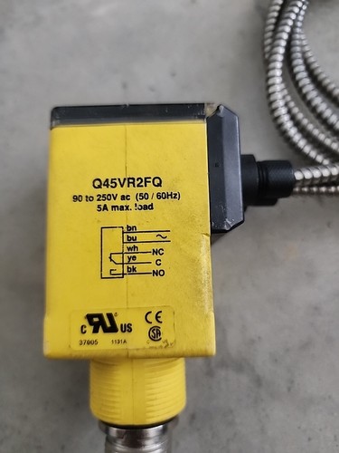BANNER PHOTOELECTRIC SENSOR Q45VR2FQ WITH IA23S FIBER SET | eBay