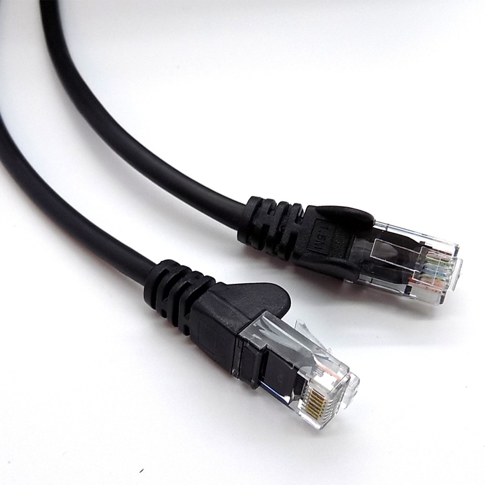 CAT6 RJ45 Ethernet Cable Network LAN Patch Lead Fast Speed Router to PC ...