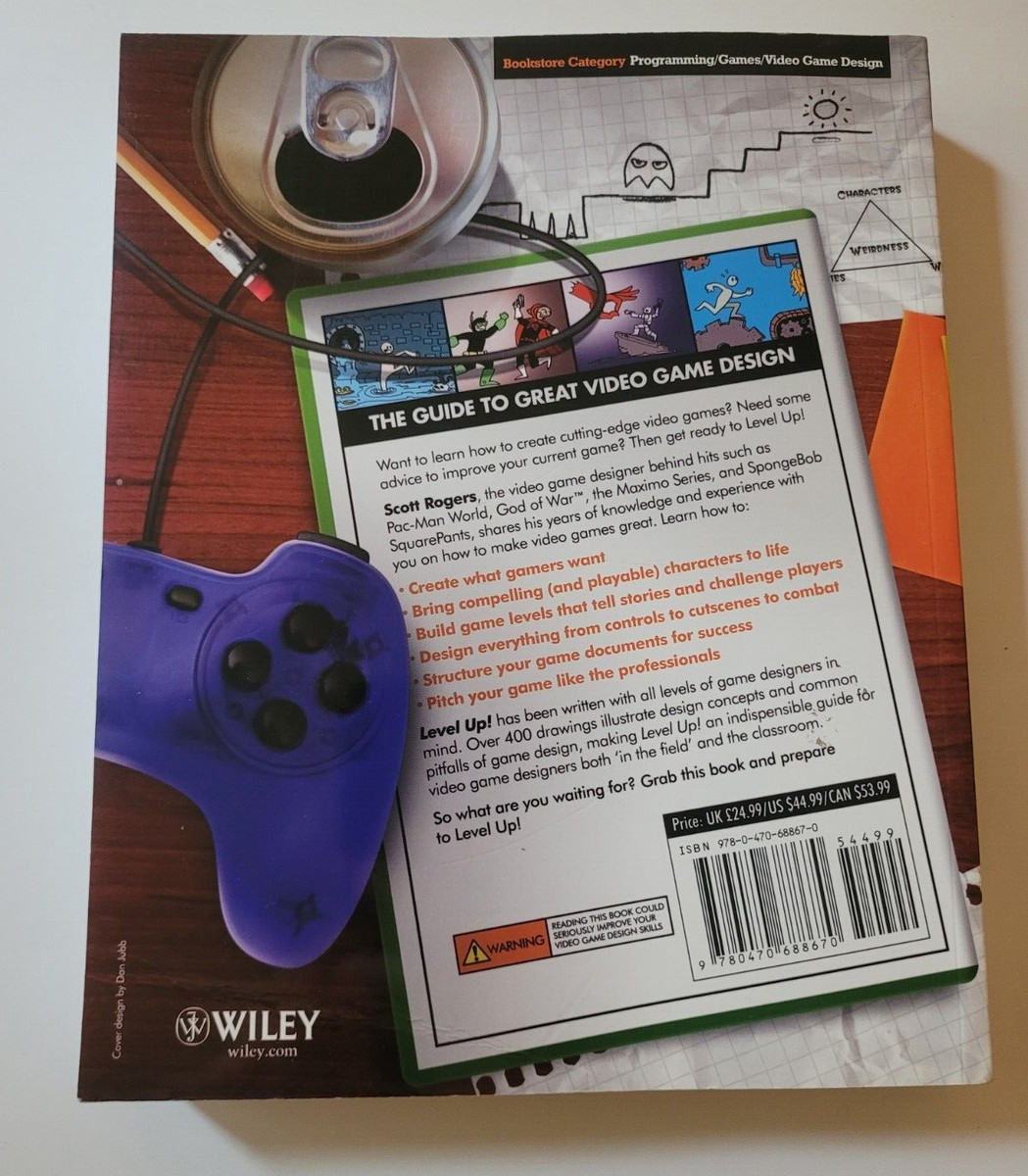 Level Up! The Guide To Great Video Game Design by Scott Rogers💖 ...