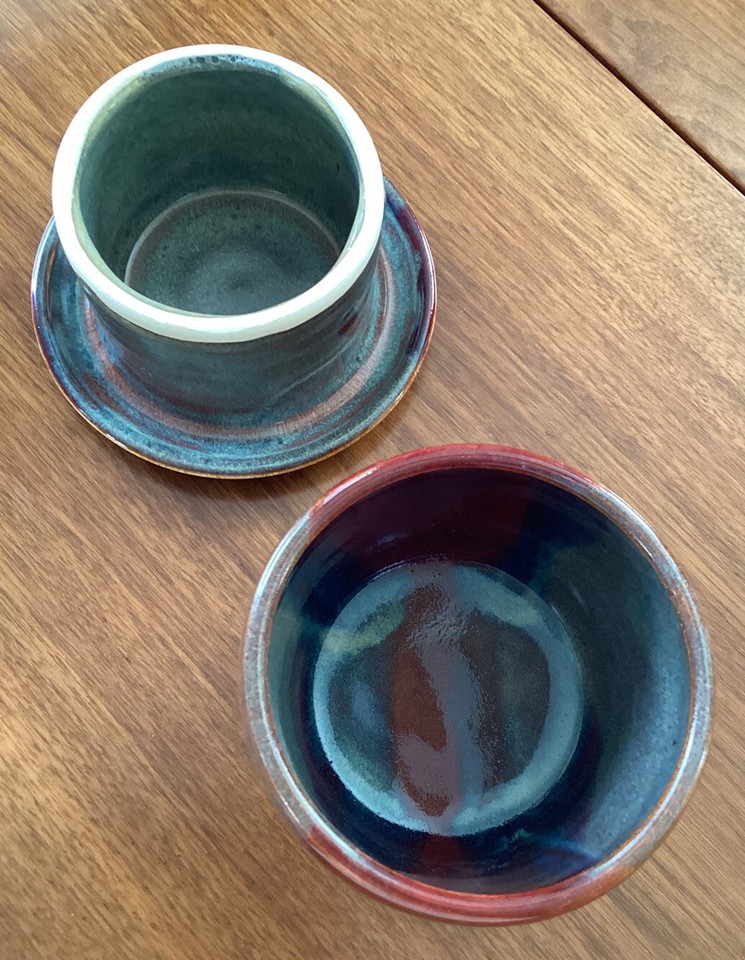 BROWN BEAR POTTERY~Glazed Stoneware Pottery~French Butter Bell~ 2022 | eBay