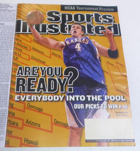 Sports Illustrated Magazine March 18, 2002 Nick Collision | eBay