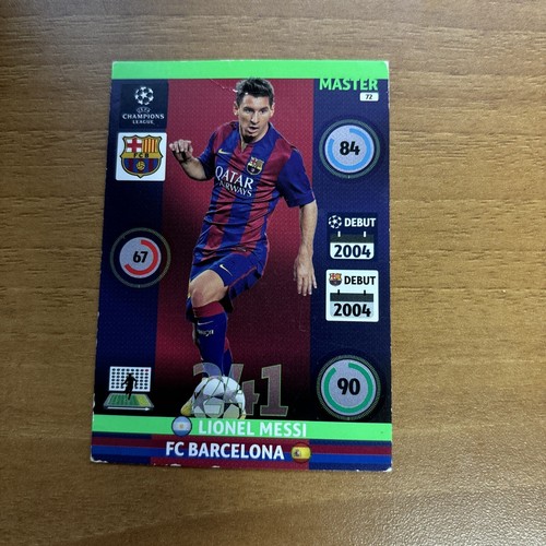 2014-15 Panini Adrenalyn XL UEFA Champions League Master Lionel Messi ...