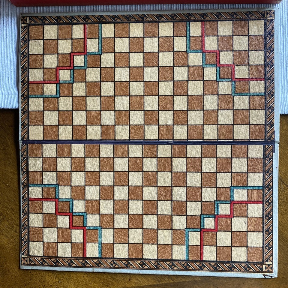 Vintage Antique Halma Board Game, 1920s Art Deco Box, Clover Germany | eBay