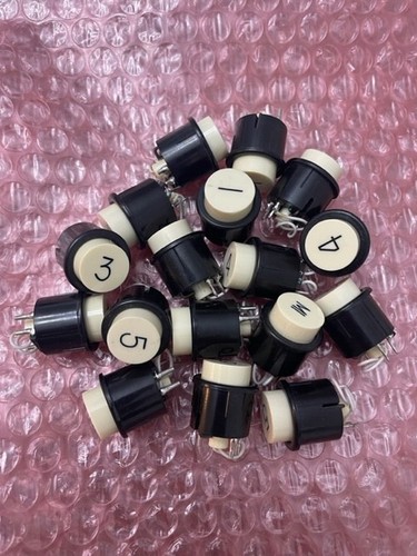 Rodgers Organ Syndyne Lighted Thumb Pistons Engraved | eBay