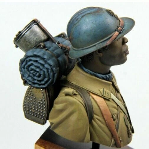 1/12 Bust Resin Figure Model Kit Algerian Soldier Sniper War WW1 WWI ...