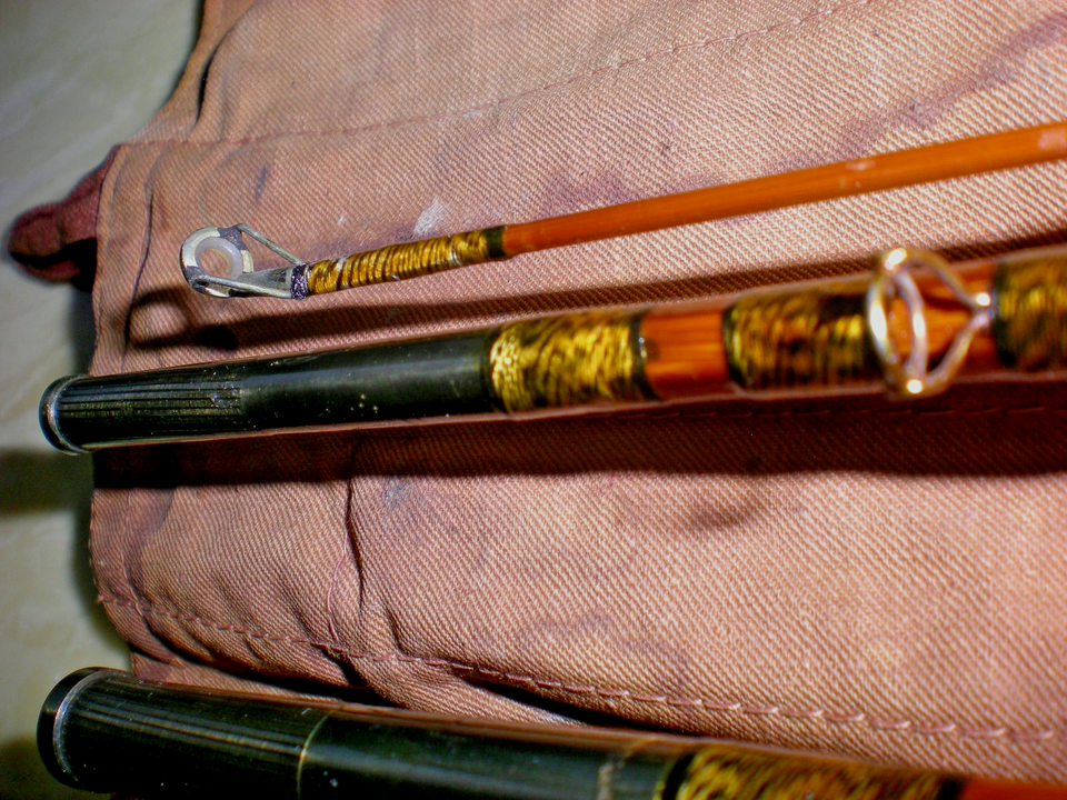 Vintage, Millward's ''Flylite'' Split-Cane Fly Rod 9' 3/1 7-8wt.est. 6 ...