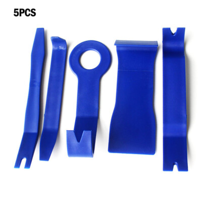 5Pcs Car Radio Removal Tools Set Auto Door Clip Panel Trim Removal Pry ...