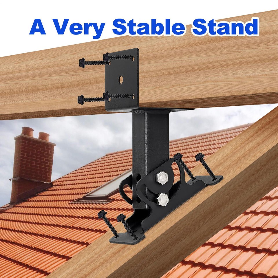 3Pcs Roof Riser Brackets Pergola Roof Riser Beam Bracket Adjustable ...