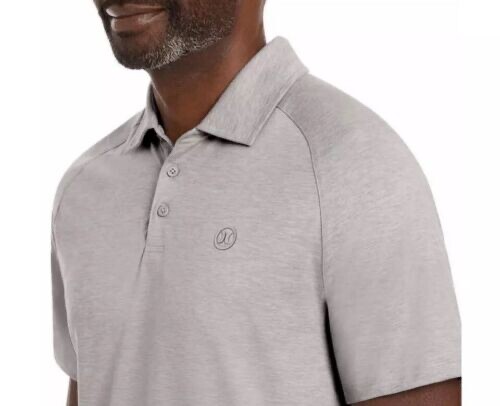 Hurley Performance Polo Color Gray, Men’s, Stretch, Moisture Wicking.M ...