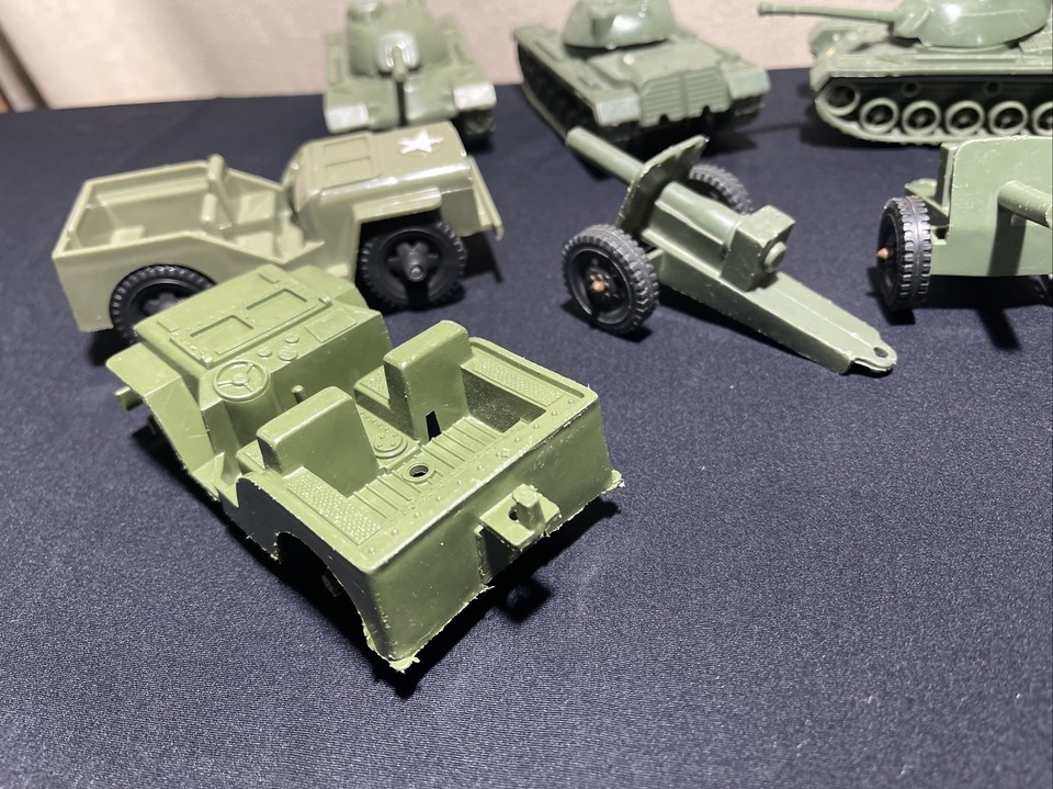 VTG Tim Mee Green Plastic Tank Army Military Vehicles Toys Lot | eBay