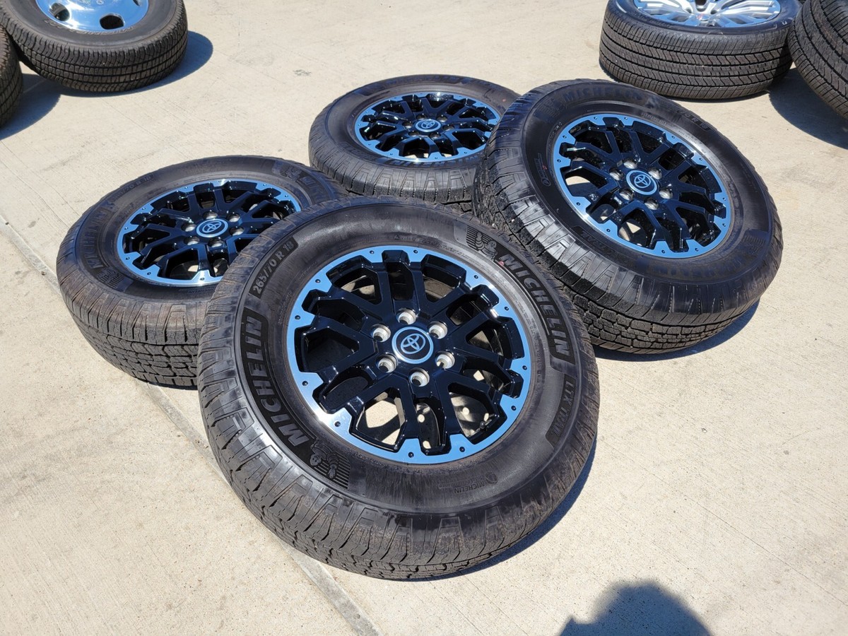 Blue Toyota Tundra Rims