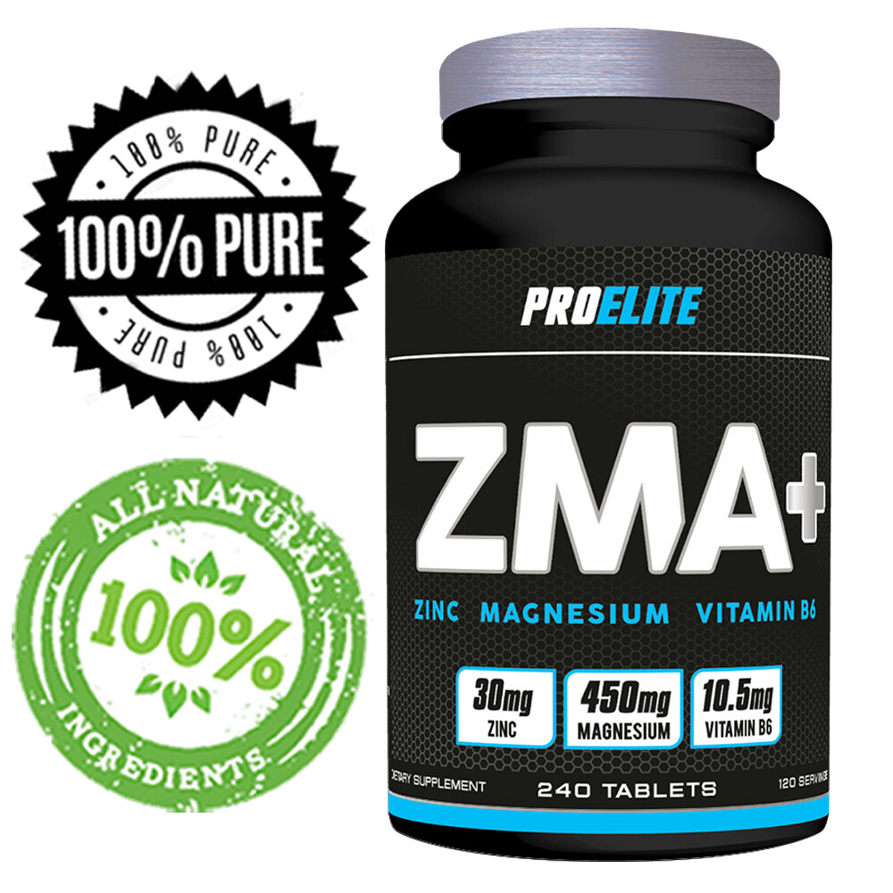 240 TABLETS ZMA POWER MUSCLE GROWTH + STRENGTH TESTOSTERONE BOOSTER ...