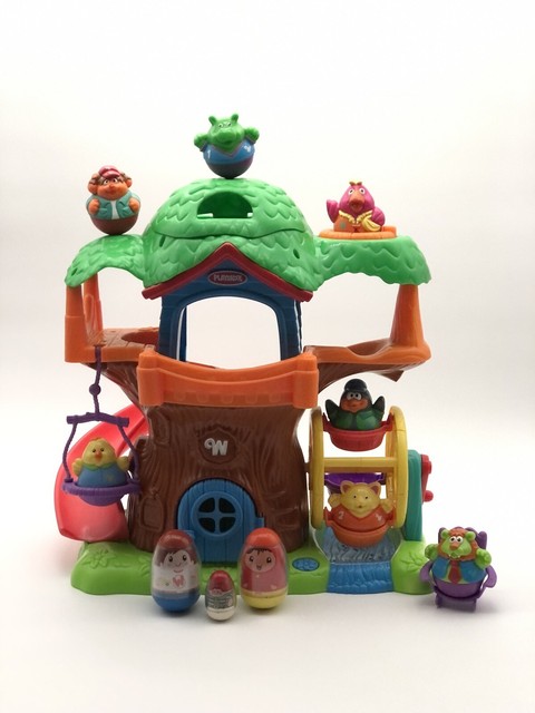 Playskool Weebles Treehouse 2004 Musical Model 07184 With Slide for ...