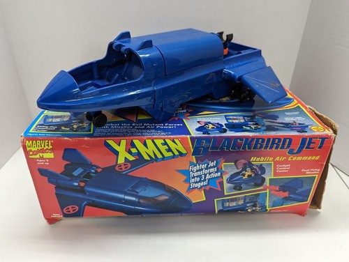 Vintage X-MEN BLACKBIRD JET Mobile Air Command TOY BIZ 1994 MARVEL W ...